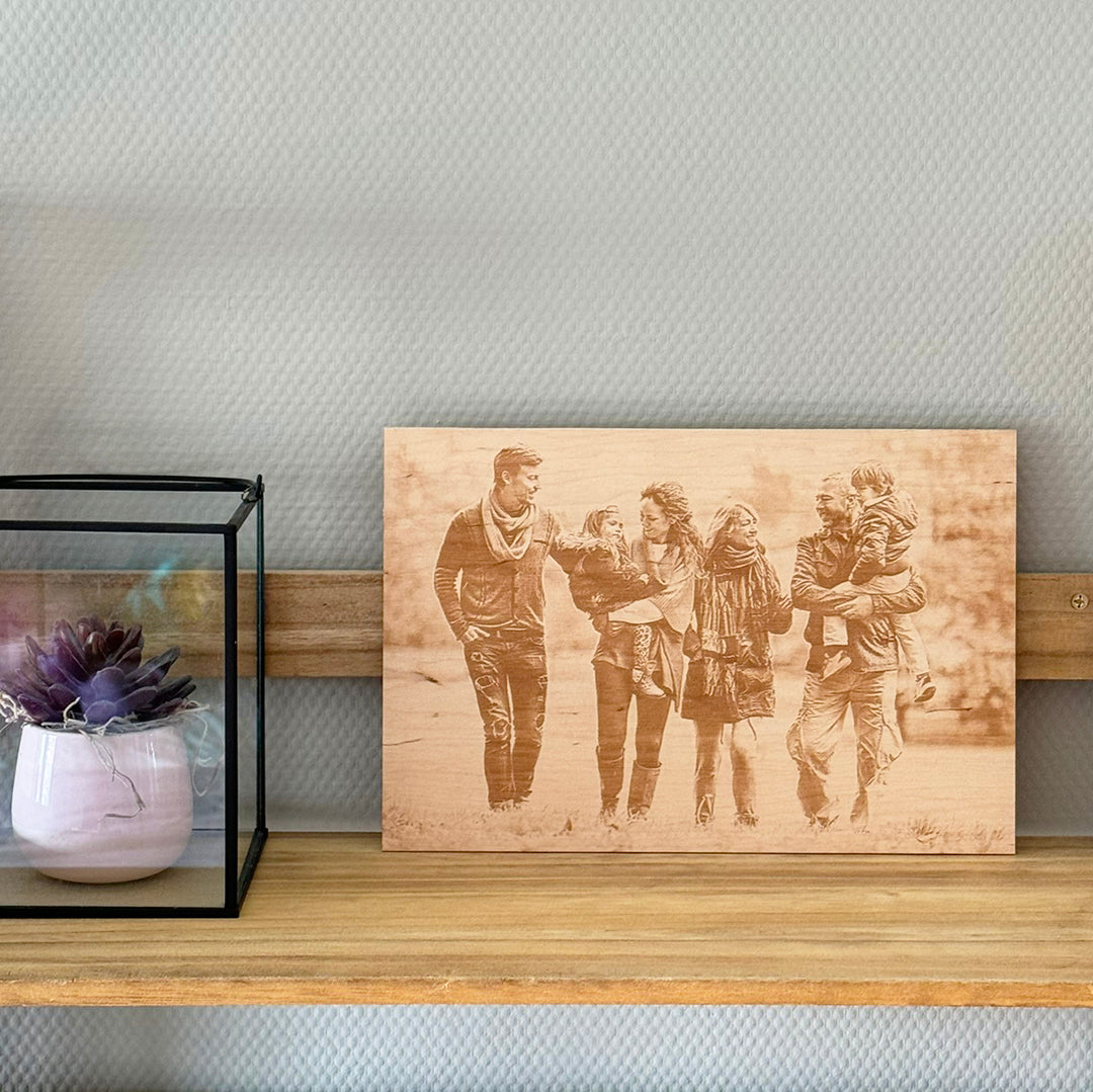 Foto gebrand op hout - Basic – Mijn Favoriete Winkeltje